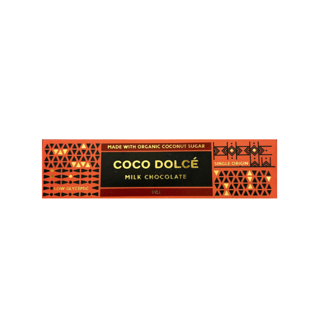 Coco Dolce - Milk Chocolate with Pili Nuts 45g – Cacao Culture